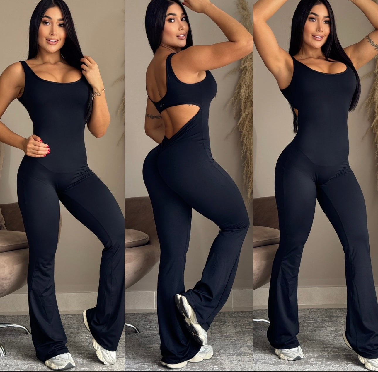 ModaOn™ Nuevo Enterizo Bota Recta Acampanado para Mujer 🎀 - [PROMOCIÓN – Colombia