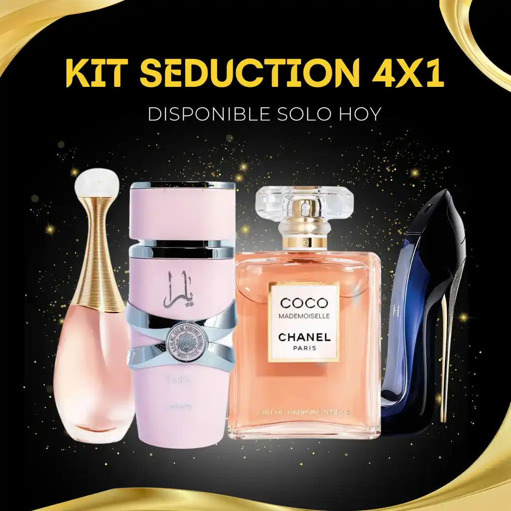 KIT SEDUCTION™ 4X1 - 4 Perfumes de Lujo + Perfumero de regalo - [PROMO ...